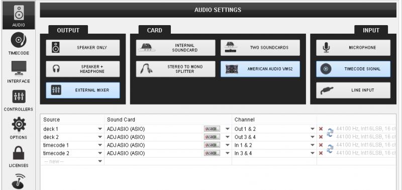 VirtualDJ - VMS2 - Timecodes