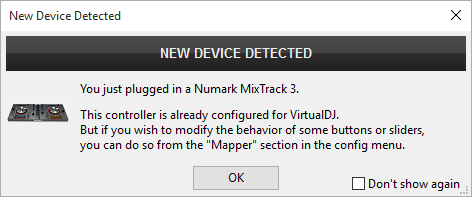 VirtualDJ - Mixtrack 3 - Setup