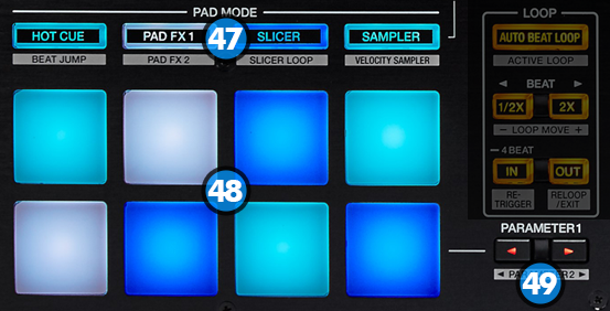 VirtualDJ - DDJ-RX - Pads