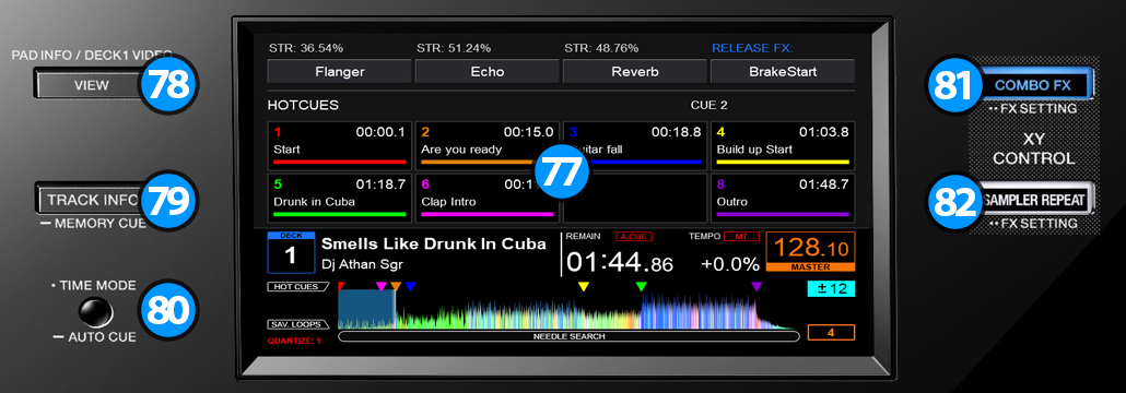 VirtualDJ - DDJ-RZX - Touch Screens