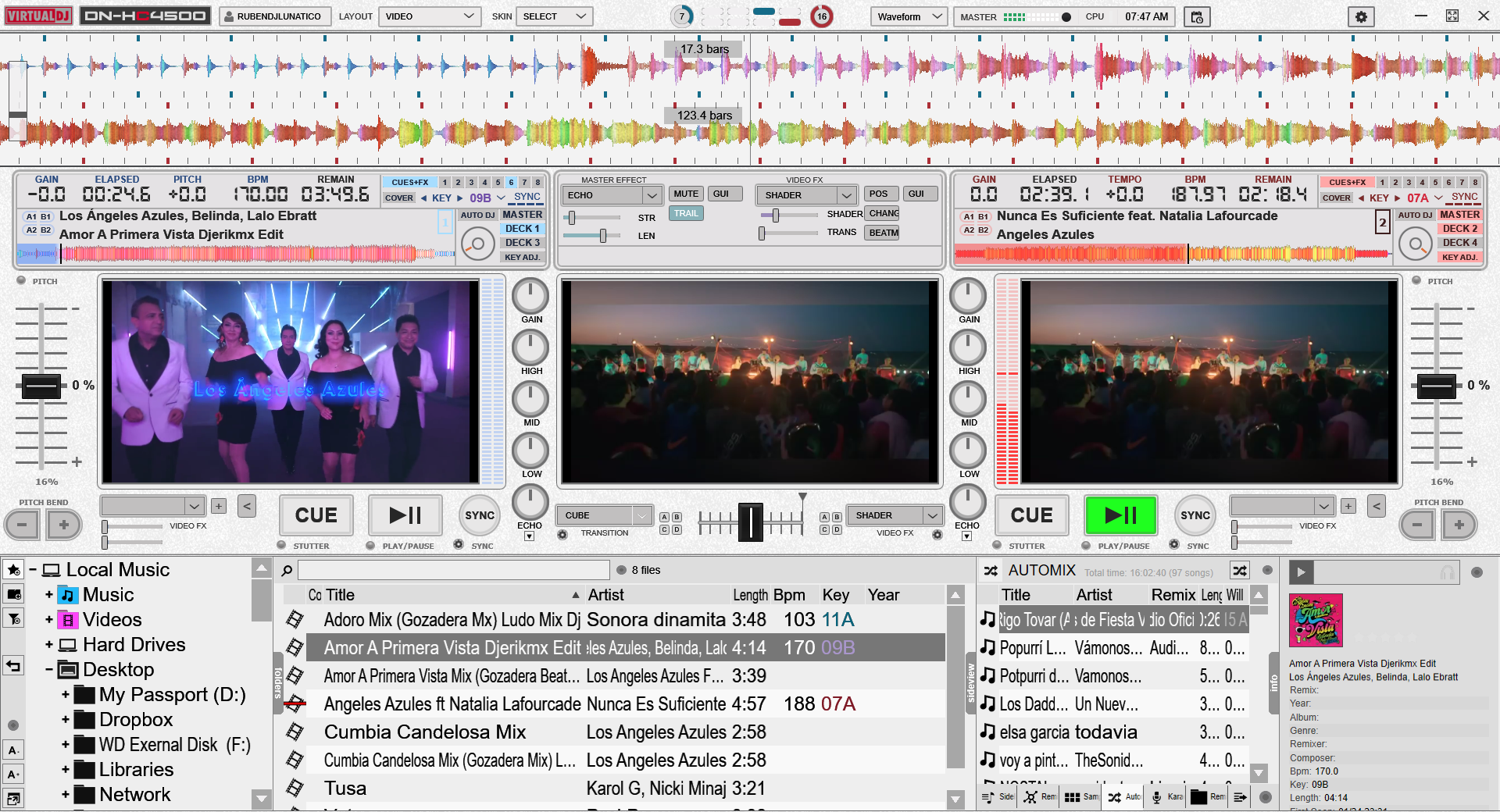 VirtualDJ - Denon HC-4500 Skin updating for 2020 (coming soon)